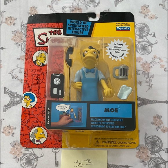 Playmates | Toys | The Simpsons Moe Intellitronic Voice Activation Toy ...